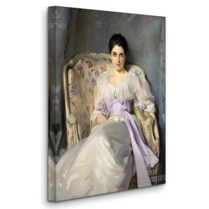 John Singer Sargent : Lady Agnew of Lochnaw 1893 Canvas Gallery Wrapped ...