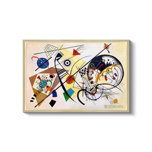 Wassily Kandinsky : Transverse Line 1923 Canvas Gallery Wrapped or ...