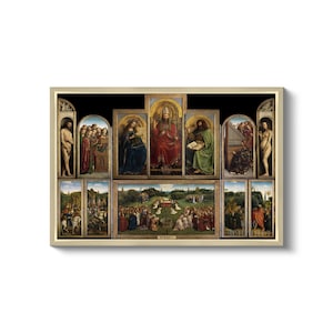 Jan Van Eyck Ghent Altarpiece (1432) Canvas Gallery Wrapped or Framed ...