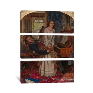 William Holman Hunt : the Awakening Conscience 1853 Canvas Gallery ...