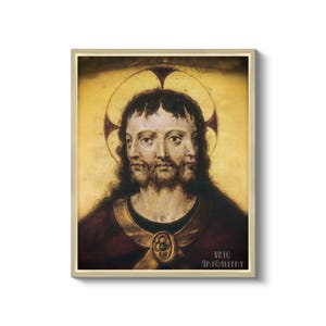 Jeronimo Cosida : Trifacial Trinity (1570) Canvas Gallery Wrapped or ...