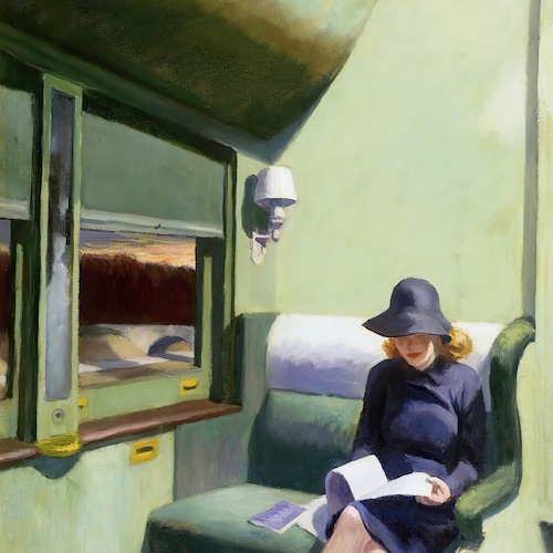 Edward Hopper : Automat 1927 Canvas Gallery Wrapped or - Etsy