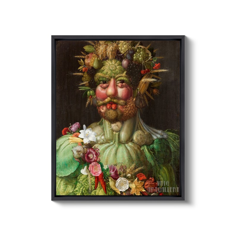 Giuseppe Arcimboldo : Vertumnus 1590 Canvas Gallery Wrapped - Etsy