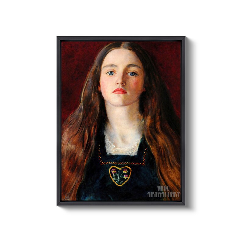John Everett Millais : Portrait of Sophie Gray 1857 Canvas - Etsy
