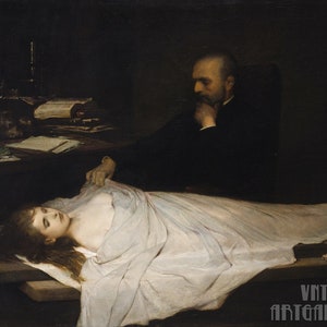 Gabriel Von Max : the Anatomist (1869) Canvas Gallery Wrapped or Framed ...