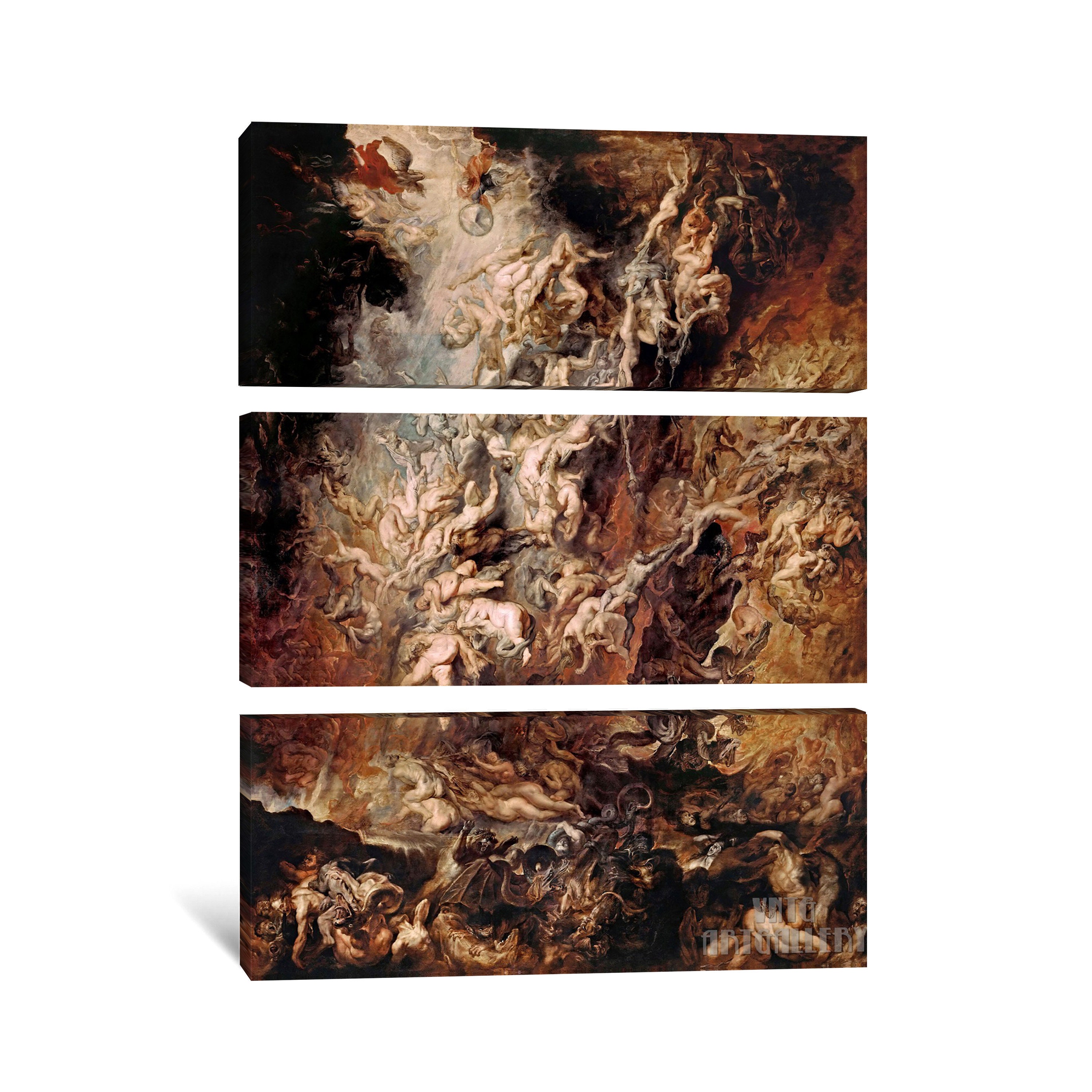 Peter Paul Rubens : Fall of the Damned 1620 Canvas Gallery - Etsy