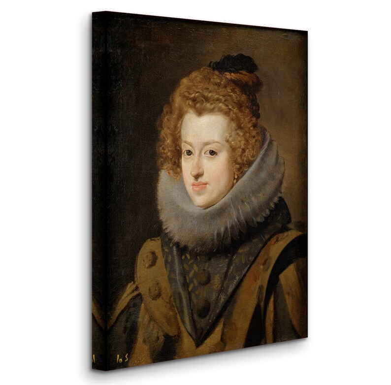 Diego Velázquez : Portrait of Maria Anna 1630 Canvas Gallery - Etsy