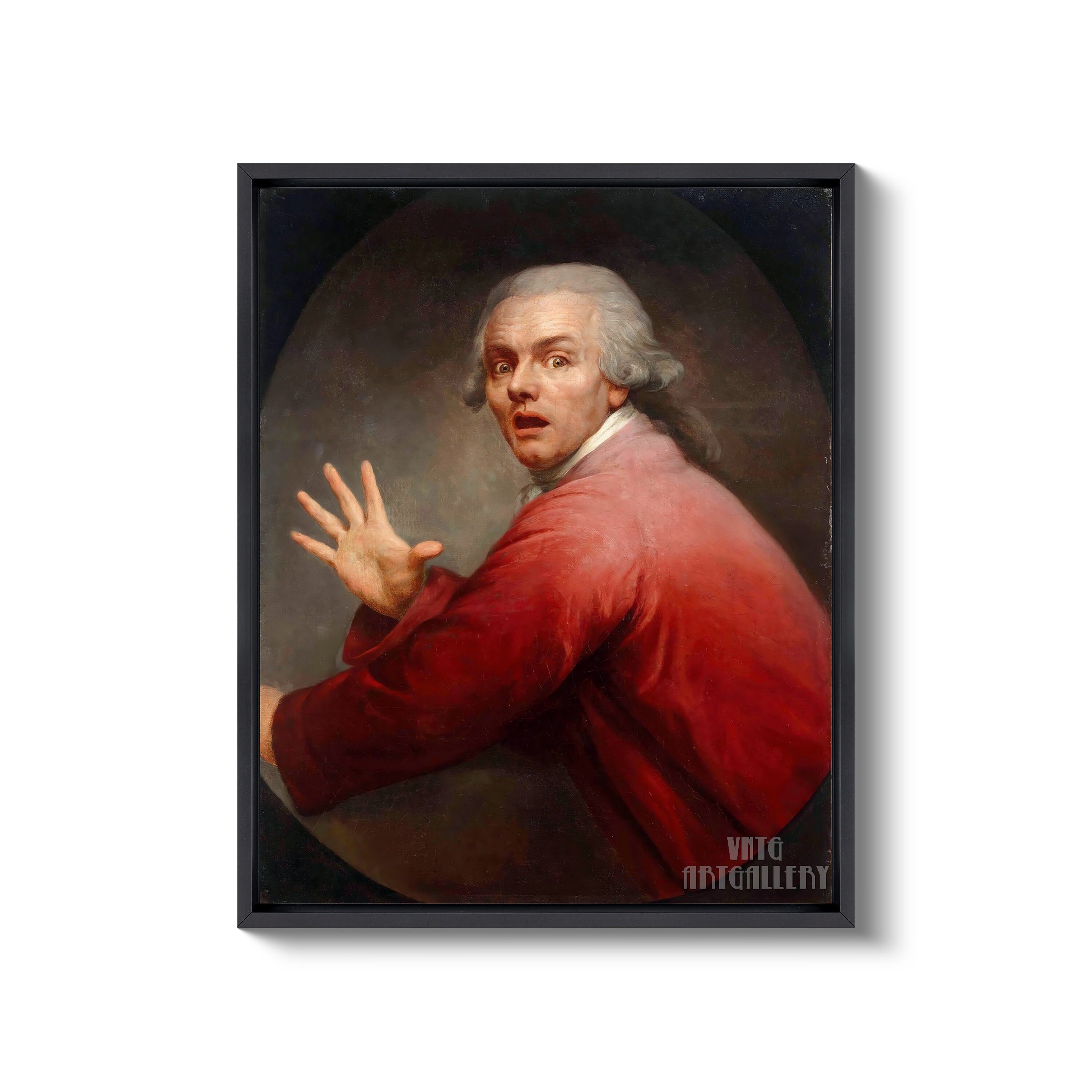 Joseph Ducreux 1735:1802 Self Portrait Canvas Gallery - Etsy