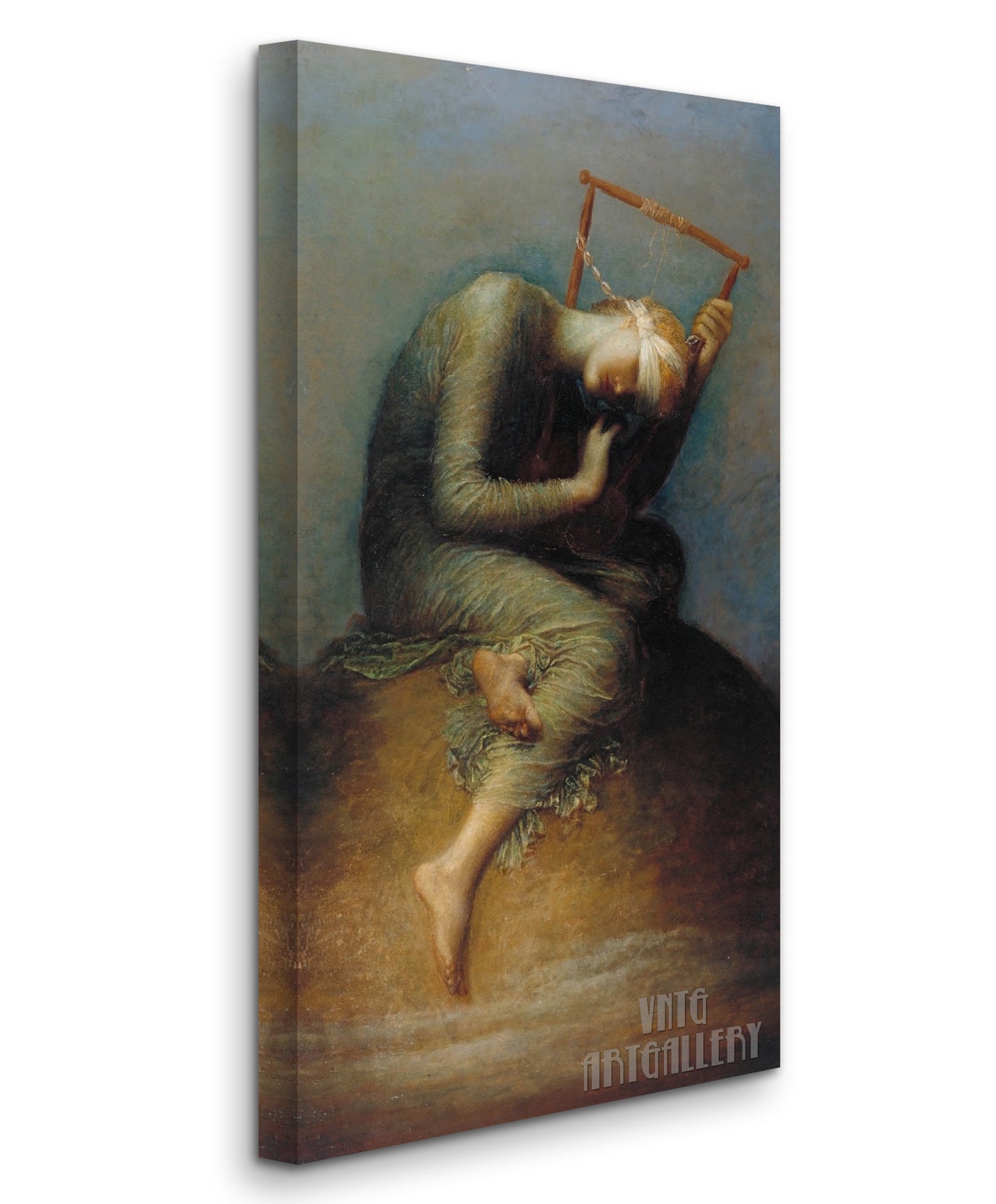 George Frederic Watts : Hope 1886 Canvas Gallery Wrapped or Framed ...
