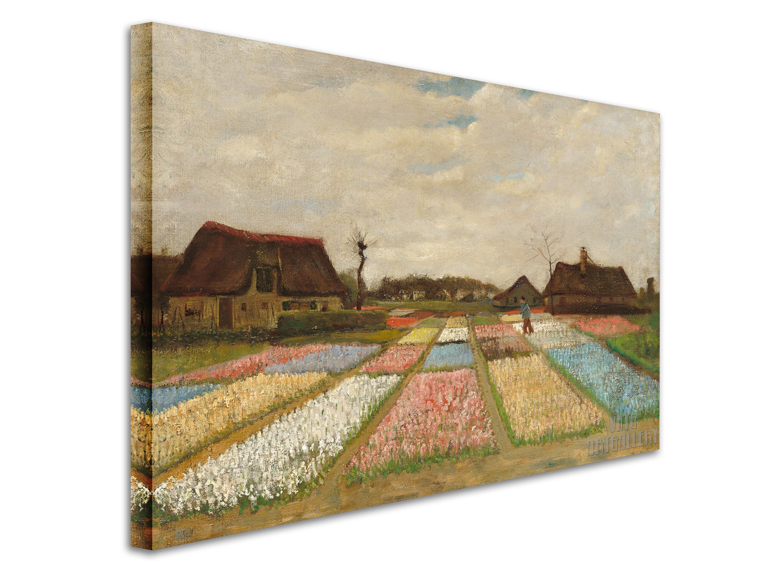 Vincent Van Gogh : Flower Beds in Holland bulb Fields 1883 - Etsy