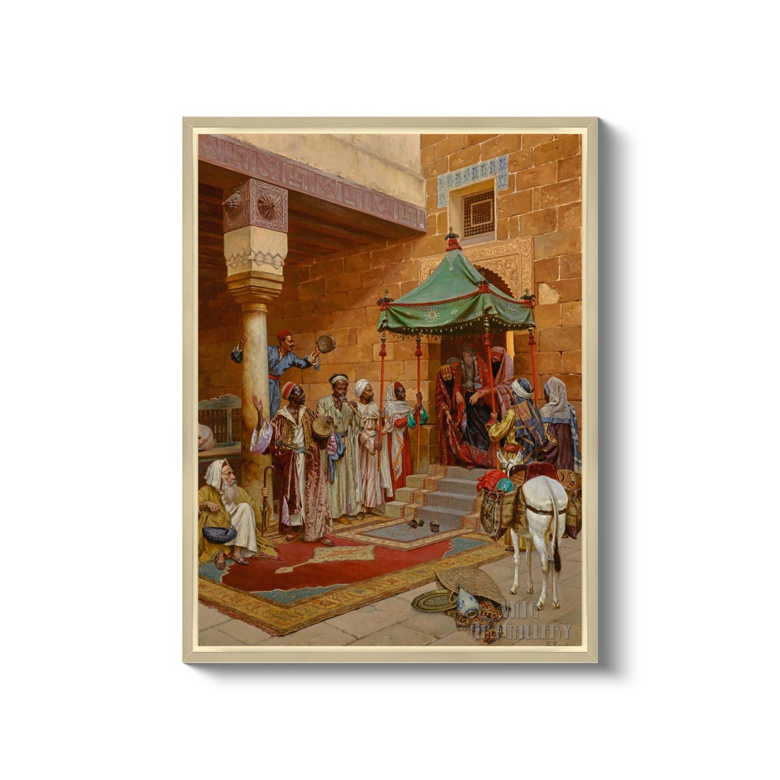 Rudolf Ernst : the New Bride (date Unknown) Canvas Gallery Wrapped or ...