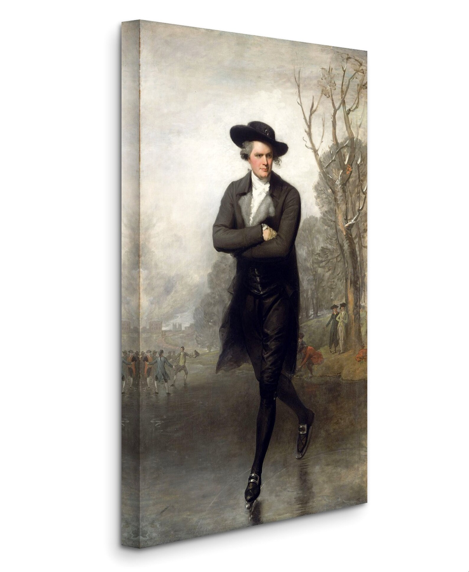 Gilbert Stuart : the Skater 1782 Canvas Gallery Wrapped or - Etsy
