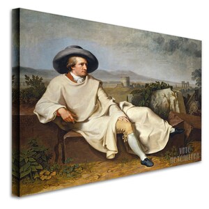 Johann Heinrich Wilhelm Tischbein : Goethe in the Roman Campagna (1787 ...
