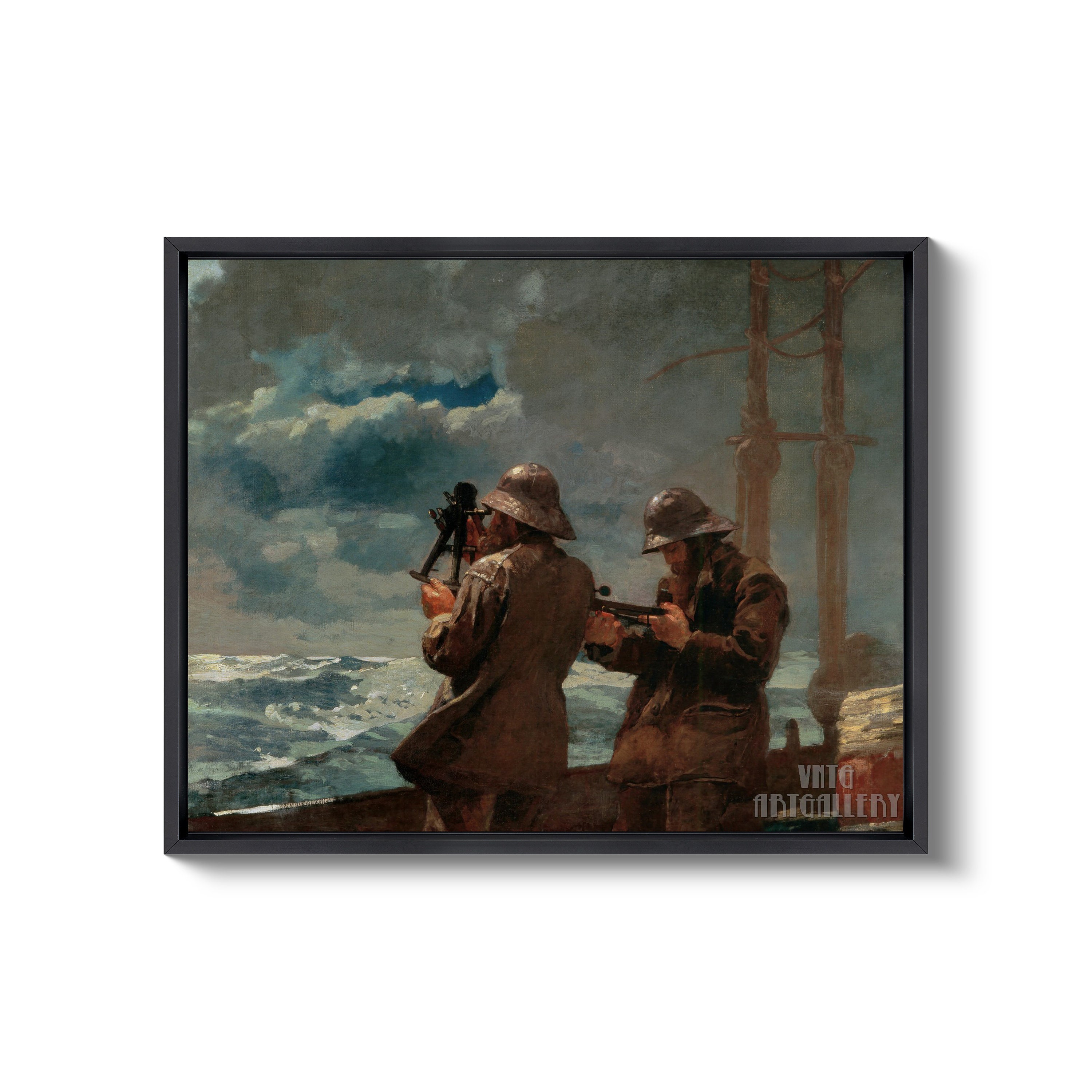 Winslow Homer : Eight Bells 1886 Canvas Gallery Wrapped or - Etsy