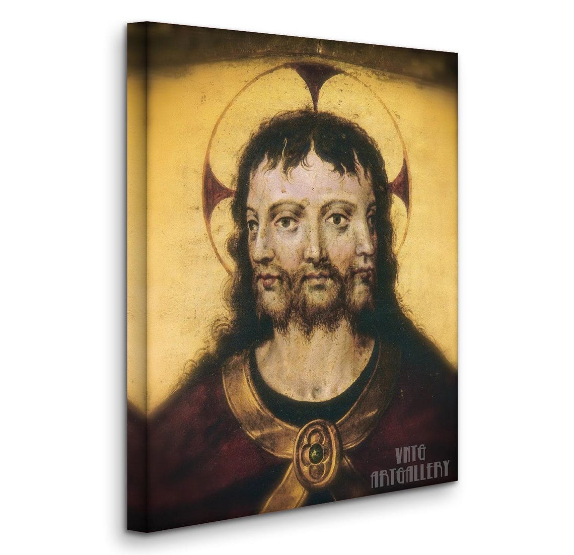Jeronimo Cosida : Trifacial Trinity (1570) Canvas Gallery Wrapped or ...