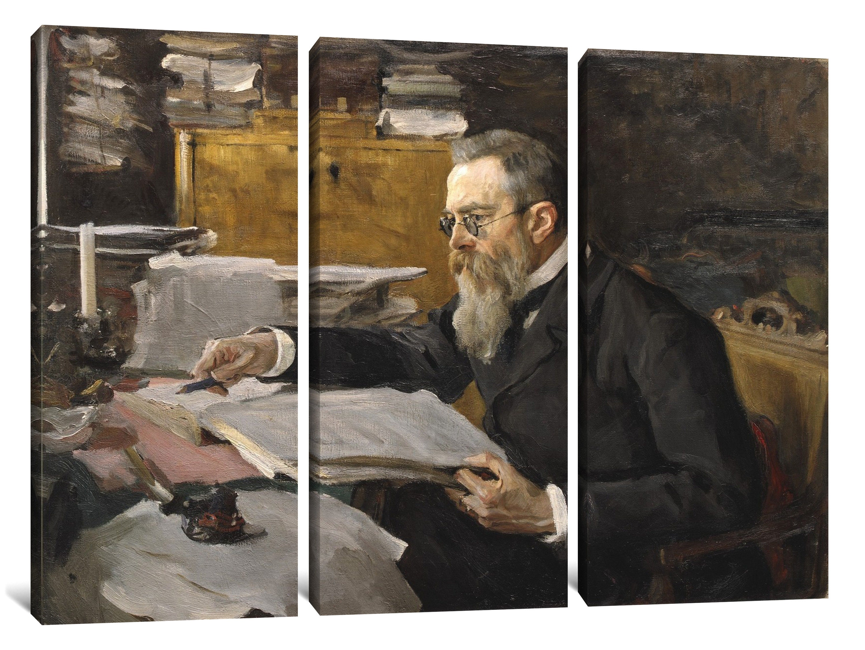 Valentin Serov Portrait of Nikolai Rimsky-Korsakov 1898 | Etsy