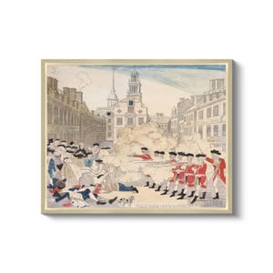 Paul Revere : Bloody Massacre Perpetrated in Kings Street in Boston ...