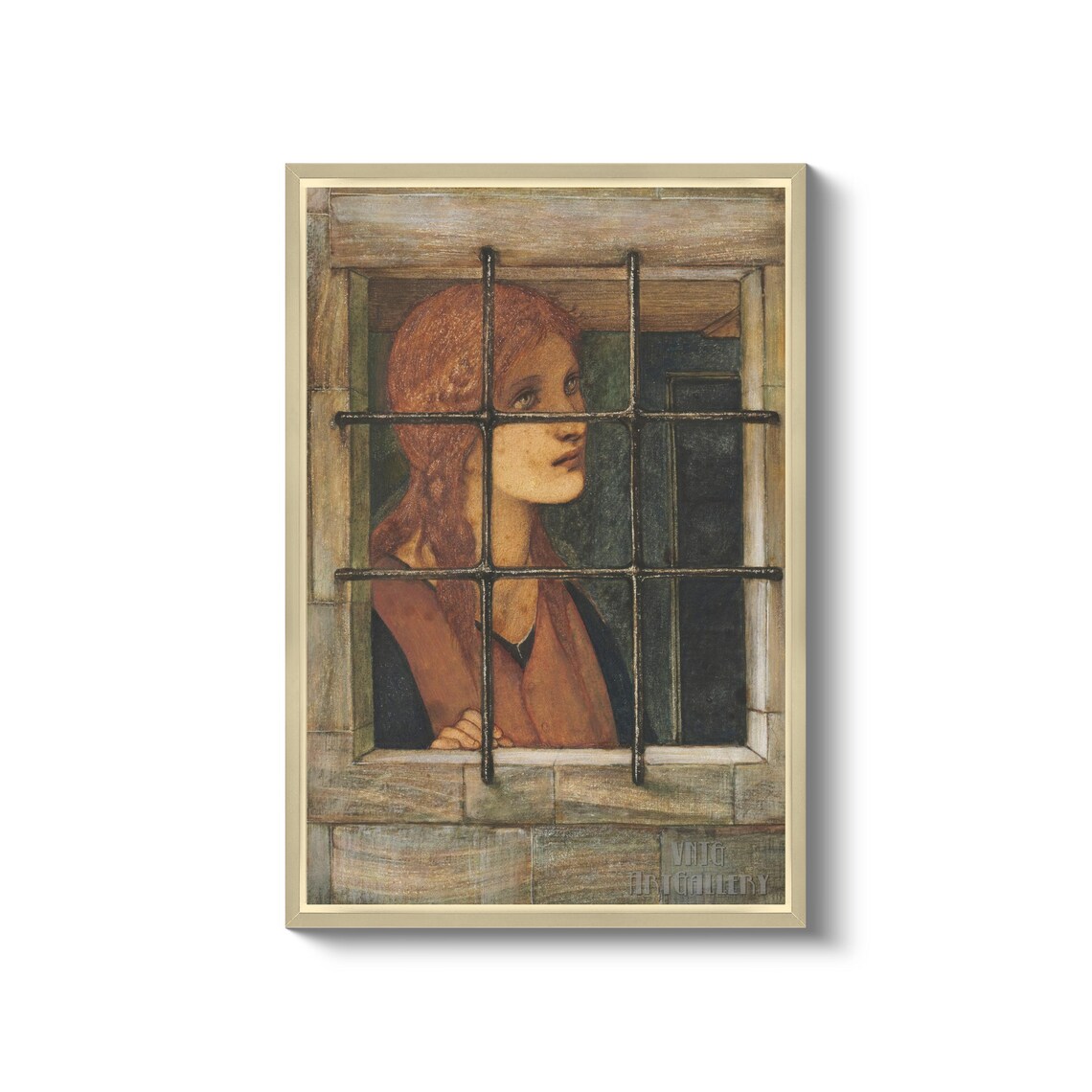 Edward Burne-jones : Danaë in the Brazen Tower (1872) Canvas Gallery ...