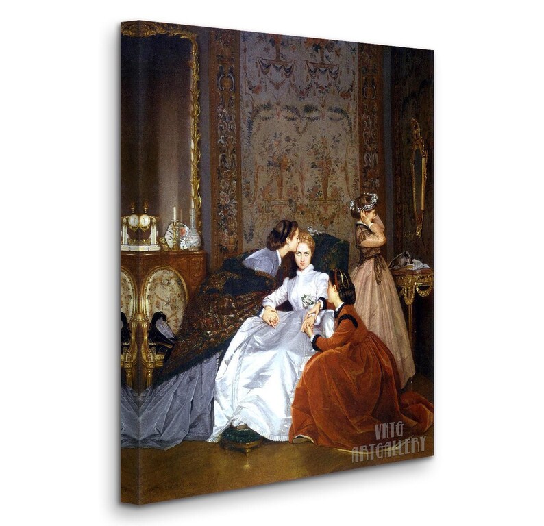 Auguste Toulmouche : La Fiancée Hésitante, the Reluctant Bride (1866 ...