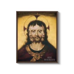 Jeronimo Cosida : Trifacial Trinity (1570) Canvas Gallery Wrapped or ...