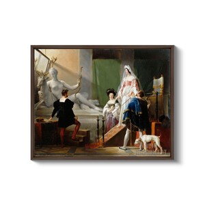 Alexandre Fragonard : Diane De Poitiers in the Studio of Jean Goujon ...
