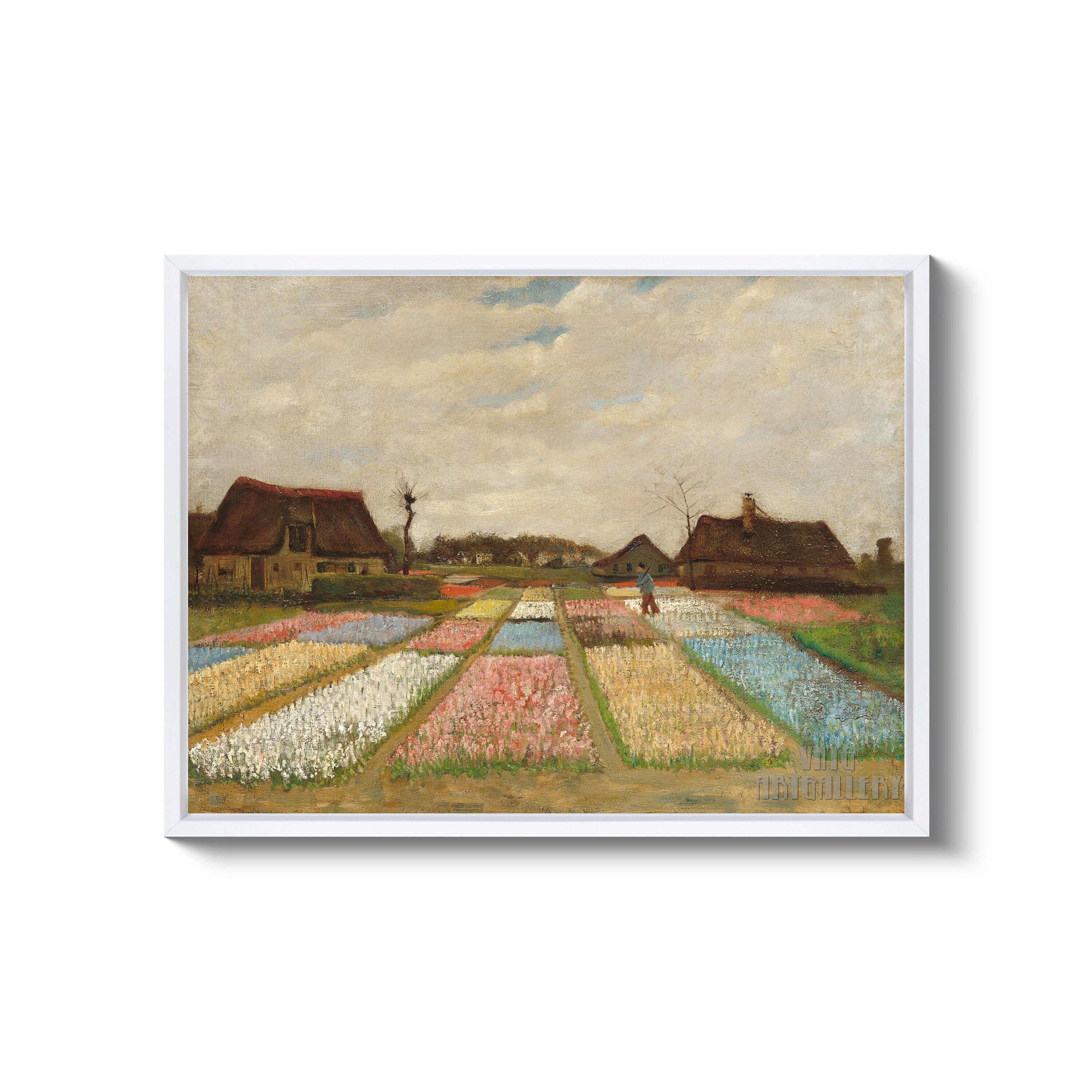 Vincent Van Gogh : Flower Beds in Holland bulb Fields 1883 - Etsy