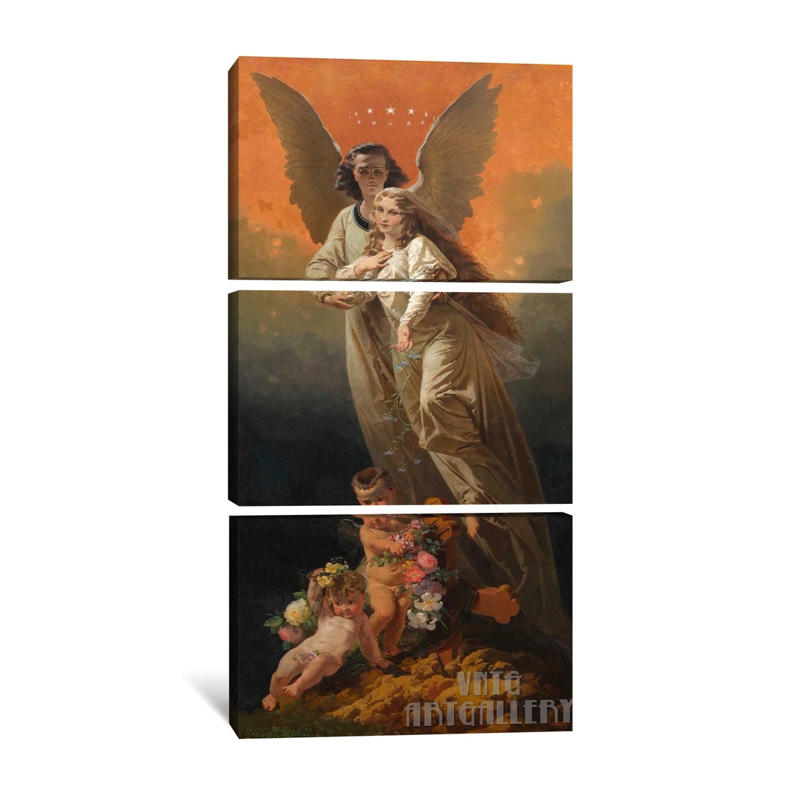 Mihály Von Zichy : Allegorical Composition 1863 Canvas - Etsy