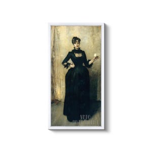 John Singer Sargent : Lady With the Rose (1882) Canvas Gallery Wrapped ...