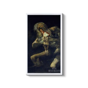 Francisco Goya : Saturn Devouring His Son (1819) Canvas Gallery Wrapped ...