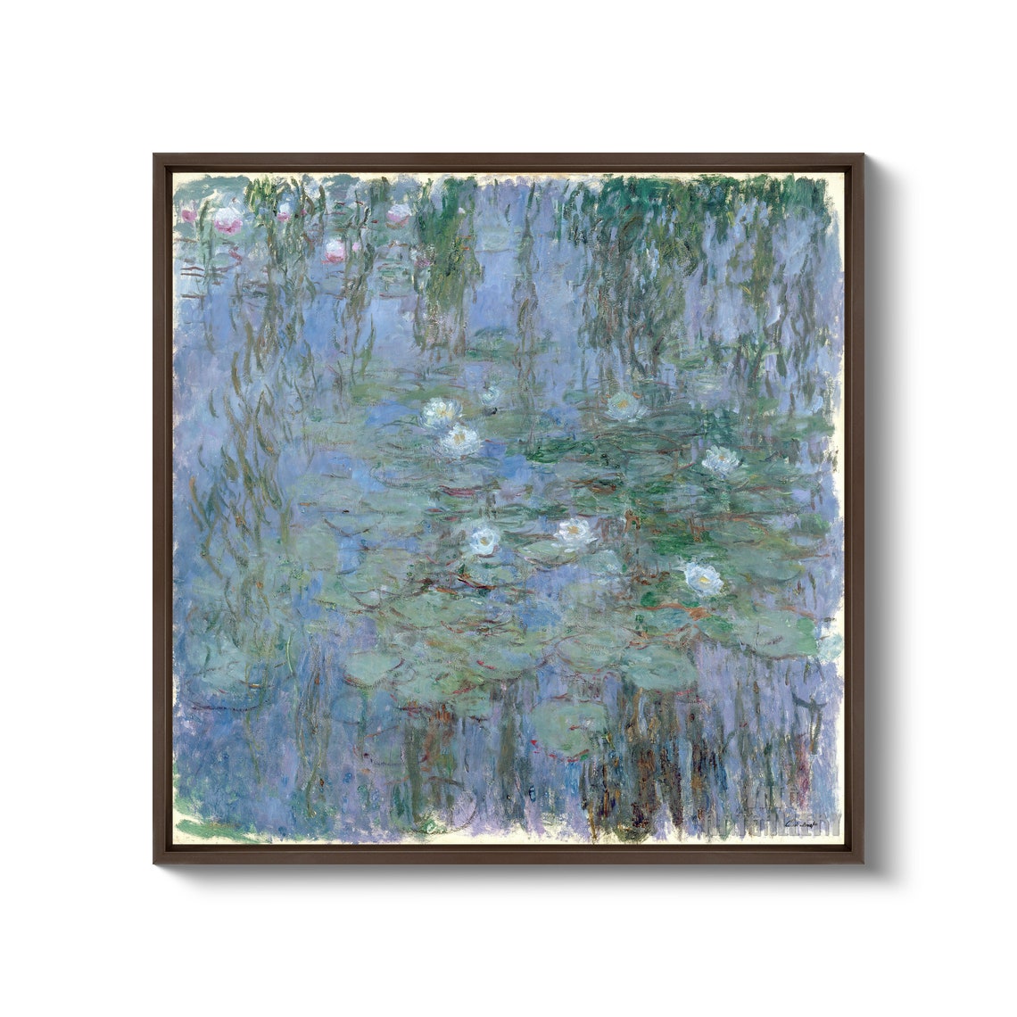 Claude Monet : Blue Water Lilies 1916 Canvas Gallery Wrapped - Etsy