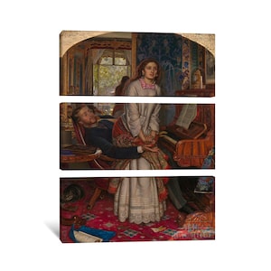 William Holman Hunt : the Awakening Conscience (1853) Canvas Gallery ...