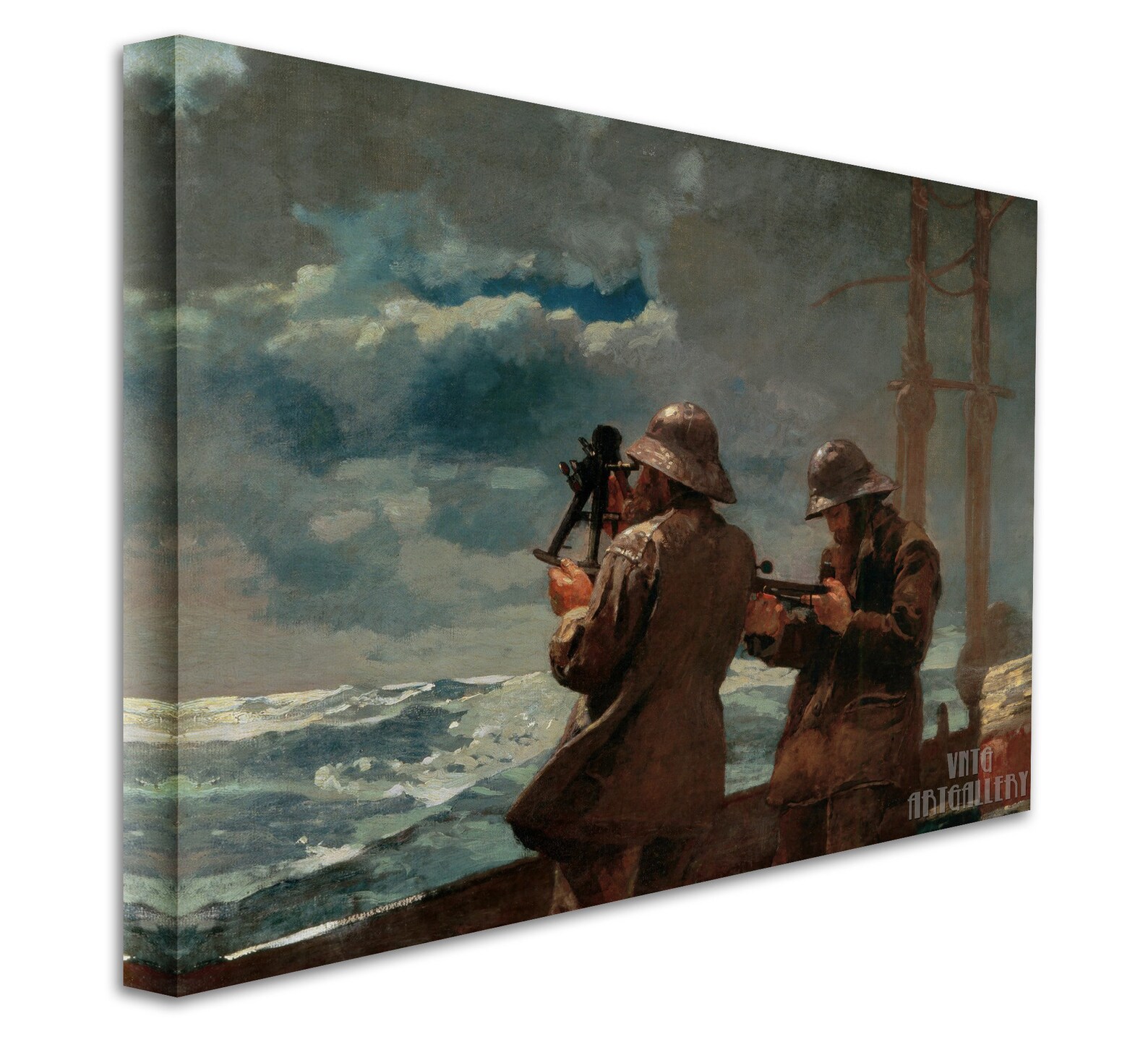 Winslow Homer : Eight Bells 1886 Canvas Gallery Wrapped or - Etsy