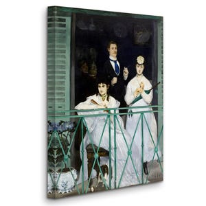Edouard Manet : the Balcony (1868) Canvas Gallery Wrapped or Framed ...
