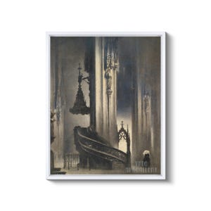 Ludwig Rösch : the Pilgrim's Pulpit in St.stephan (c1936) Canvas ...
