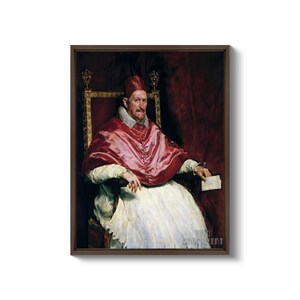 Diego Velazquez : Portrait of Pope Innocent X 1650 Canvas Gallery ...
