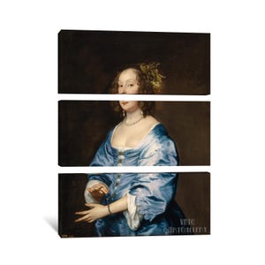 Antoine Van Dyck : Mary Ruthven, Lady Van Dyck (1640) Canvas Gallery ...