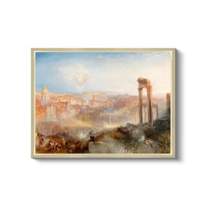 Joseph Mallord William Turner : Modern Rome-campo Vaccino 1839 Canvas ...