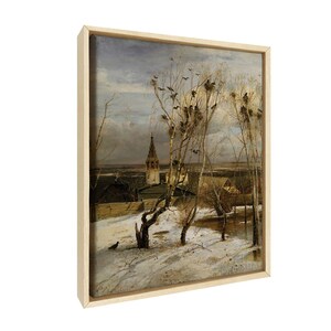 Alexei Kondratievich Savrasov : Rooks Have Returned 1871 Canvas Gallery ...