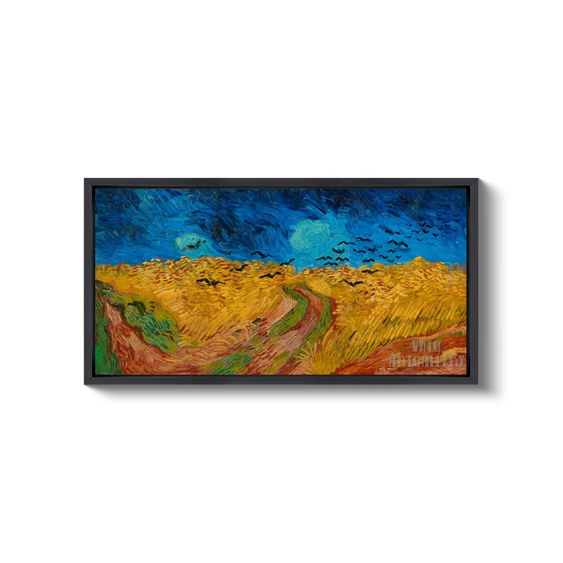 Vincent Van Gogh : Wheatfield With Crows 1890 Canvas Gallery - Etsy
