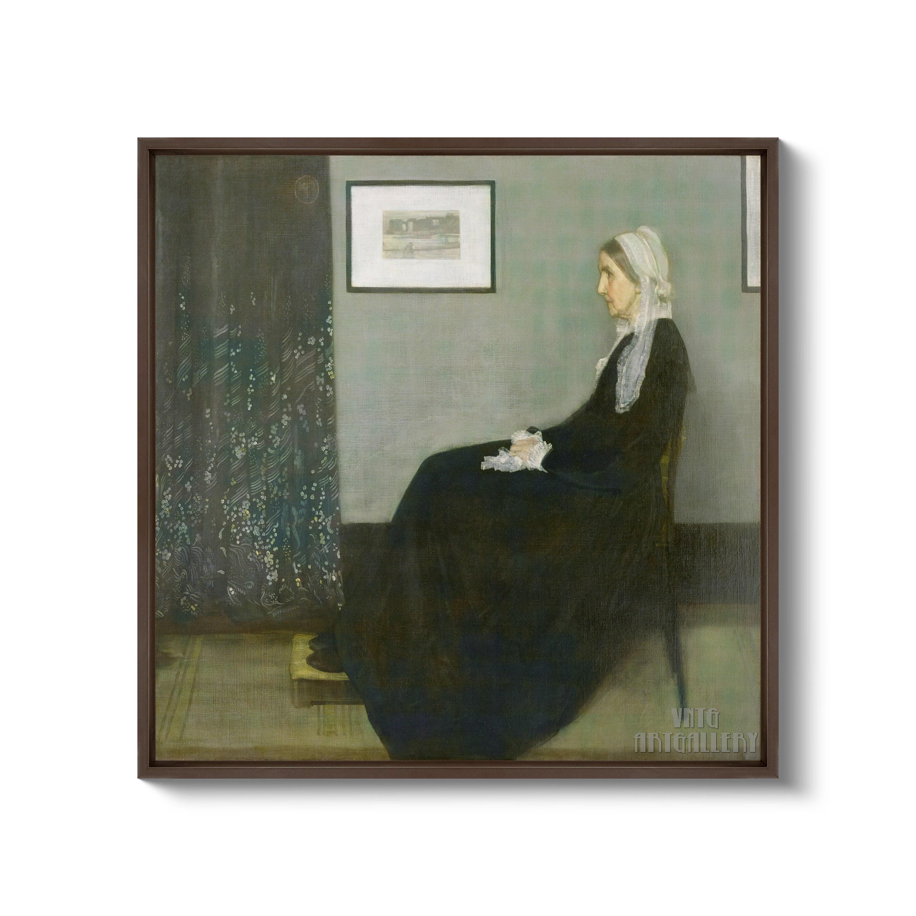 James Mcneill Whistler : Whistler's Mother (1871) Canvas Gallery ...
