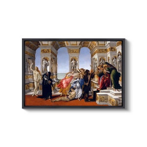 Sandro Botticelli : the Calumny of Apelles 1494-95 Canvas Gallery ...