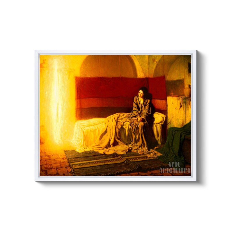 Henry Ossawa Tanner : the Annunciation (1898) Canvas Gallery Wrapped or ...