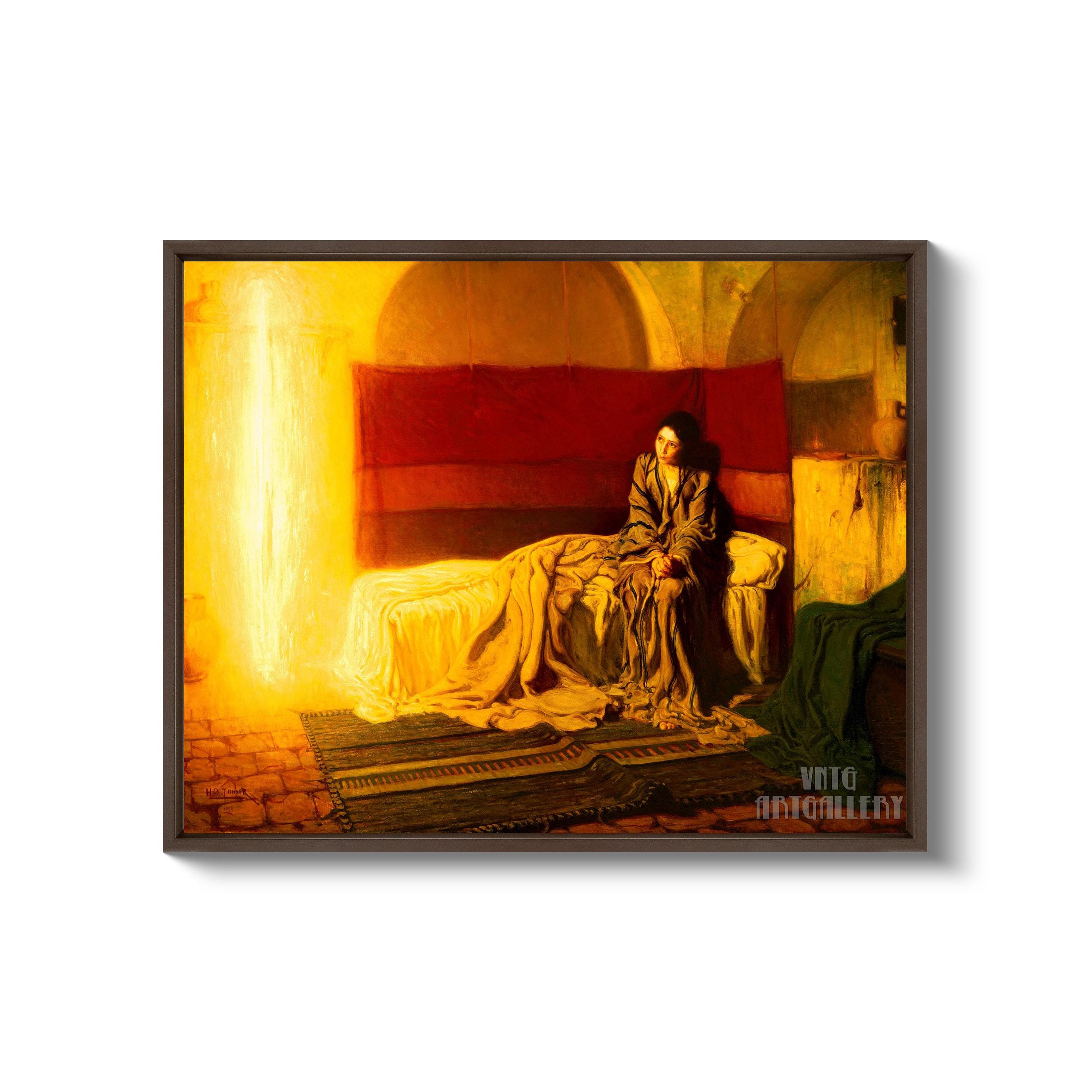 Henry Ossawa Tanner : the Annunciation (1898) Canvas Gallery Wrapped or ...