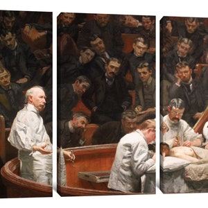 Thomas Eakins : the Agnew Clinic 1889 Canvas Gallery Wrapped | Etsy