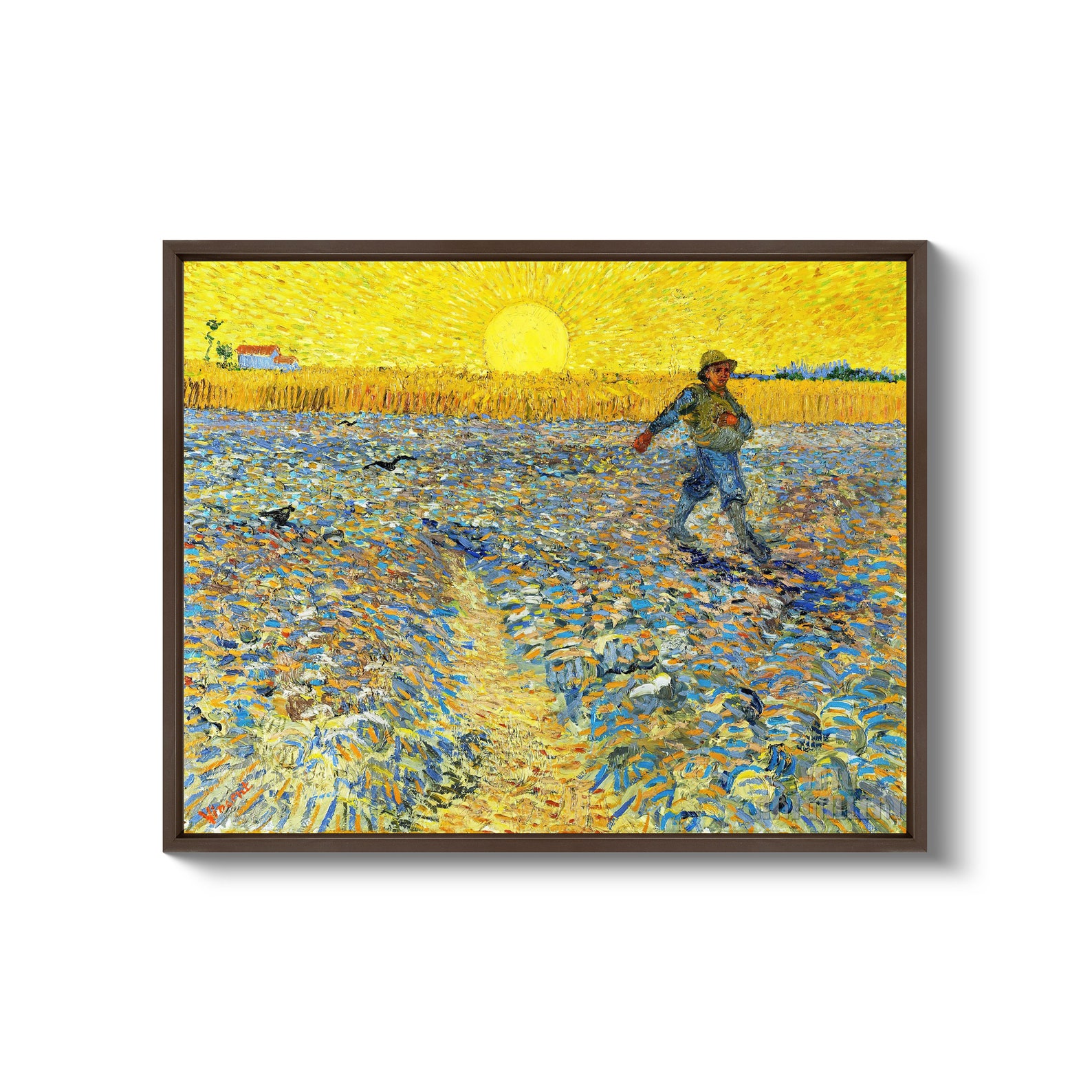 Vincent Van Gogh : the Sower at Sunset 1888 Canvas Gallery - Etsy