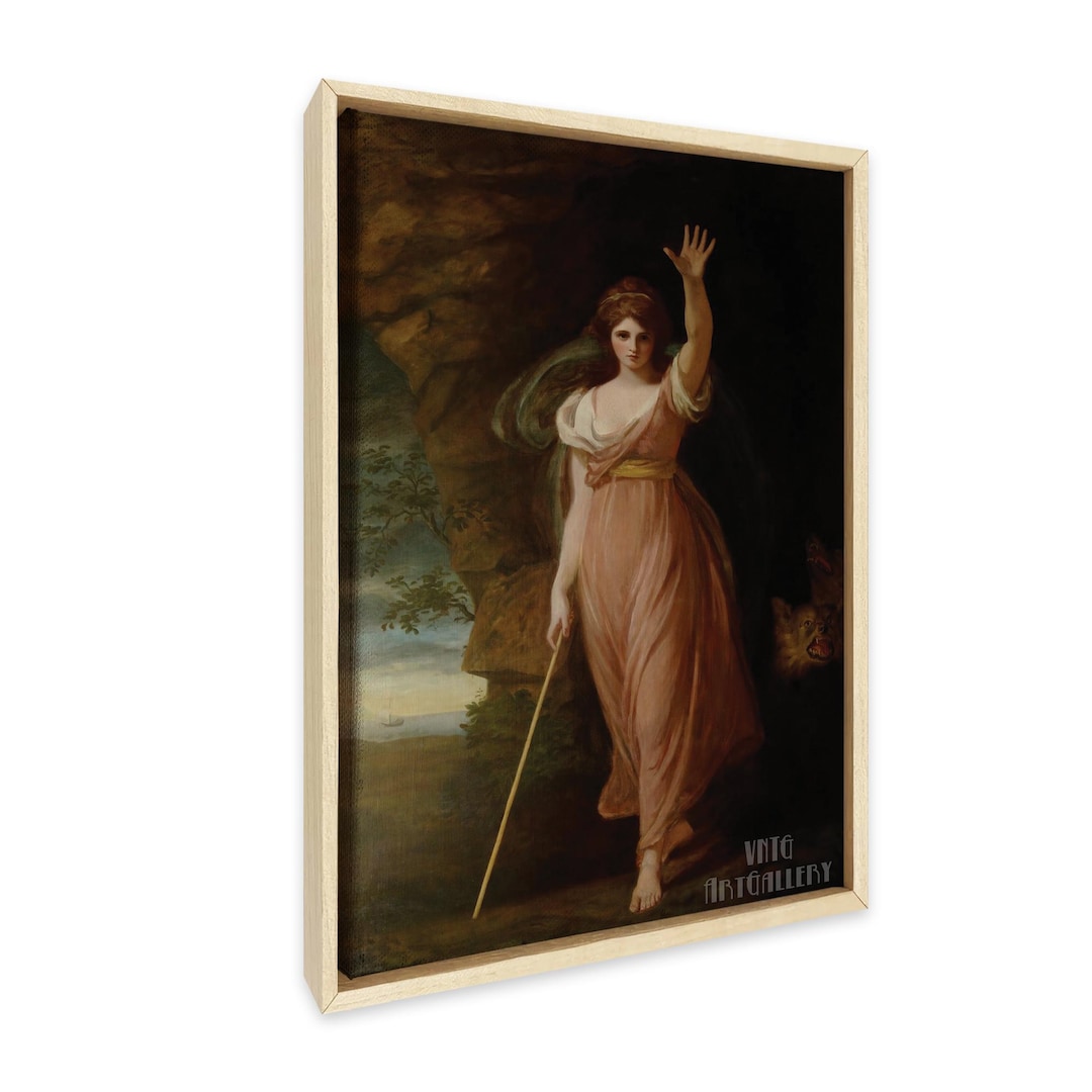 George Romney : Emma Hart, Lady Hamilton as Circe 1782 Canvas Gallery ...