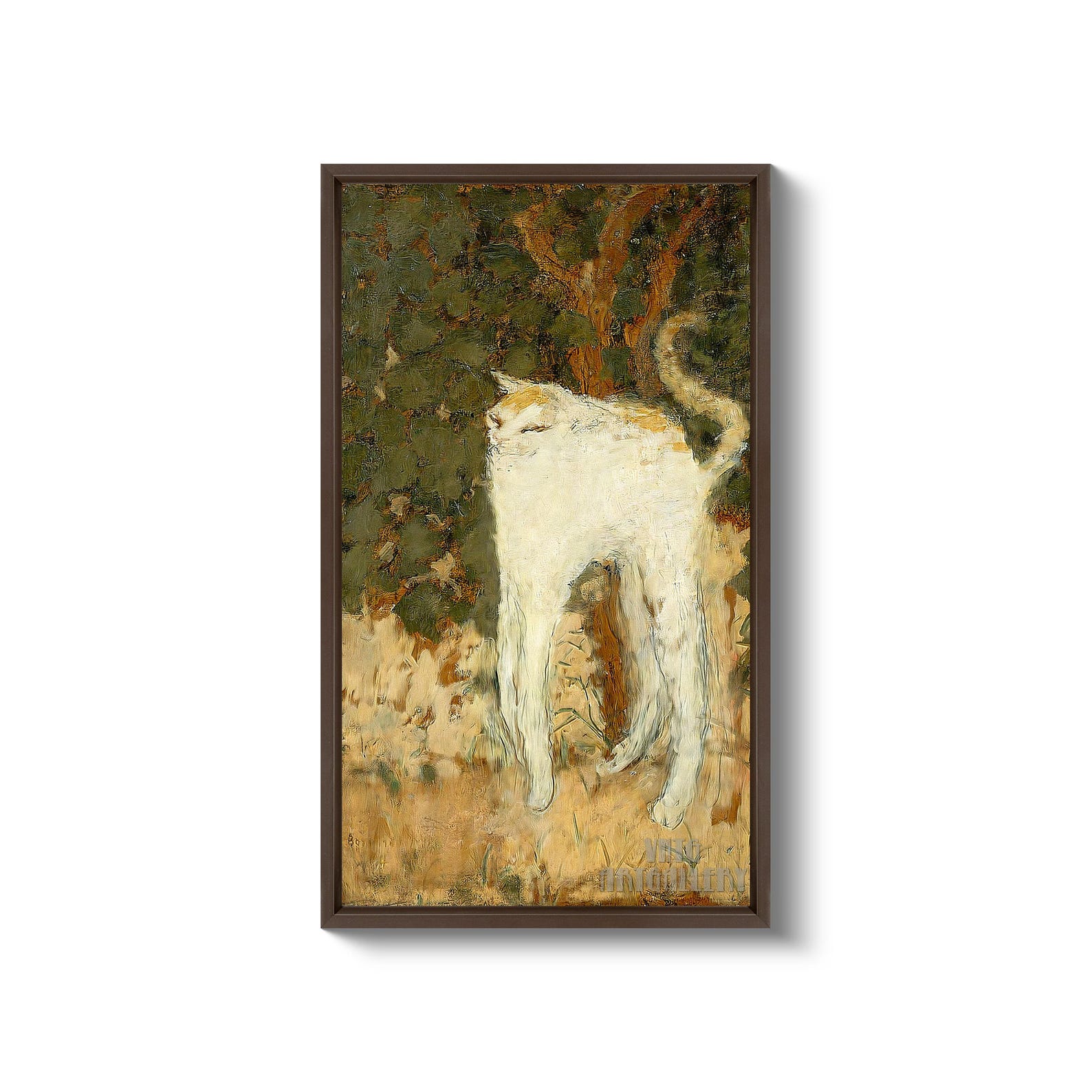 Pierre Bonnard : the White Cat Le Chat Blanc (1894) Canvas Gallery ...