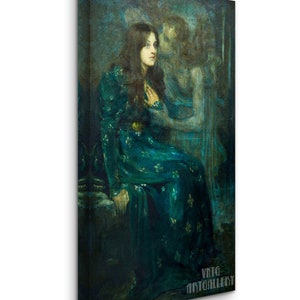 Gerald Edward Moira : the Silent Voice 1892 Canvas Gallery Wrapped or ...
