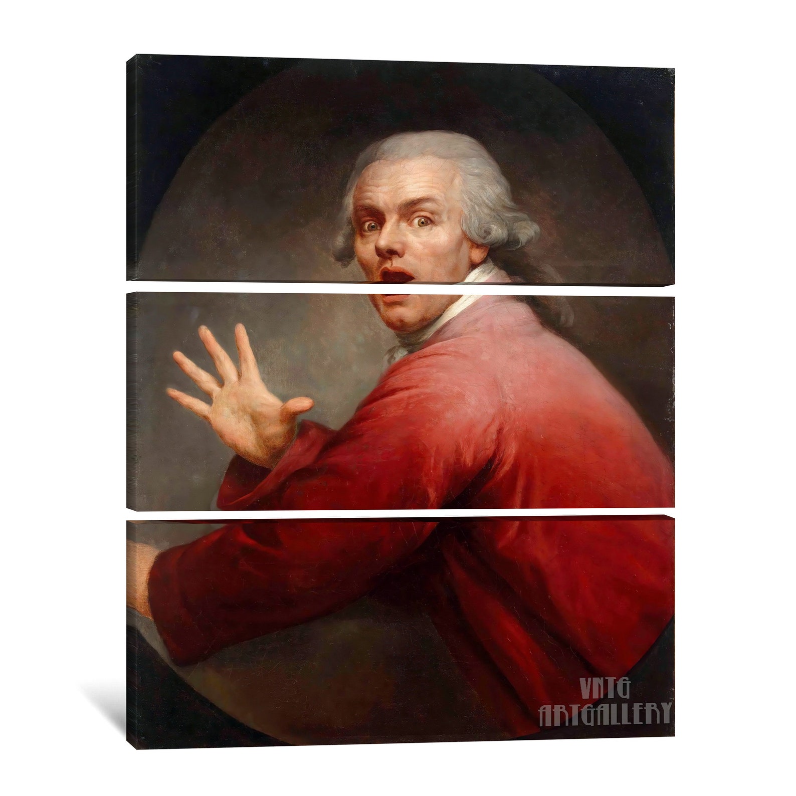 Joseph Ducreux 1735:1802 Self Portrait Canvas Gallery - Etsy