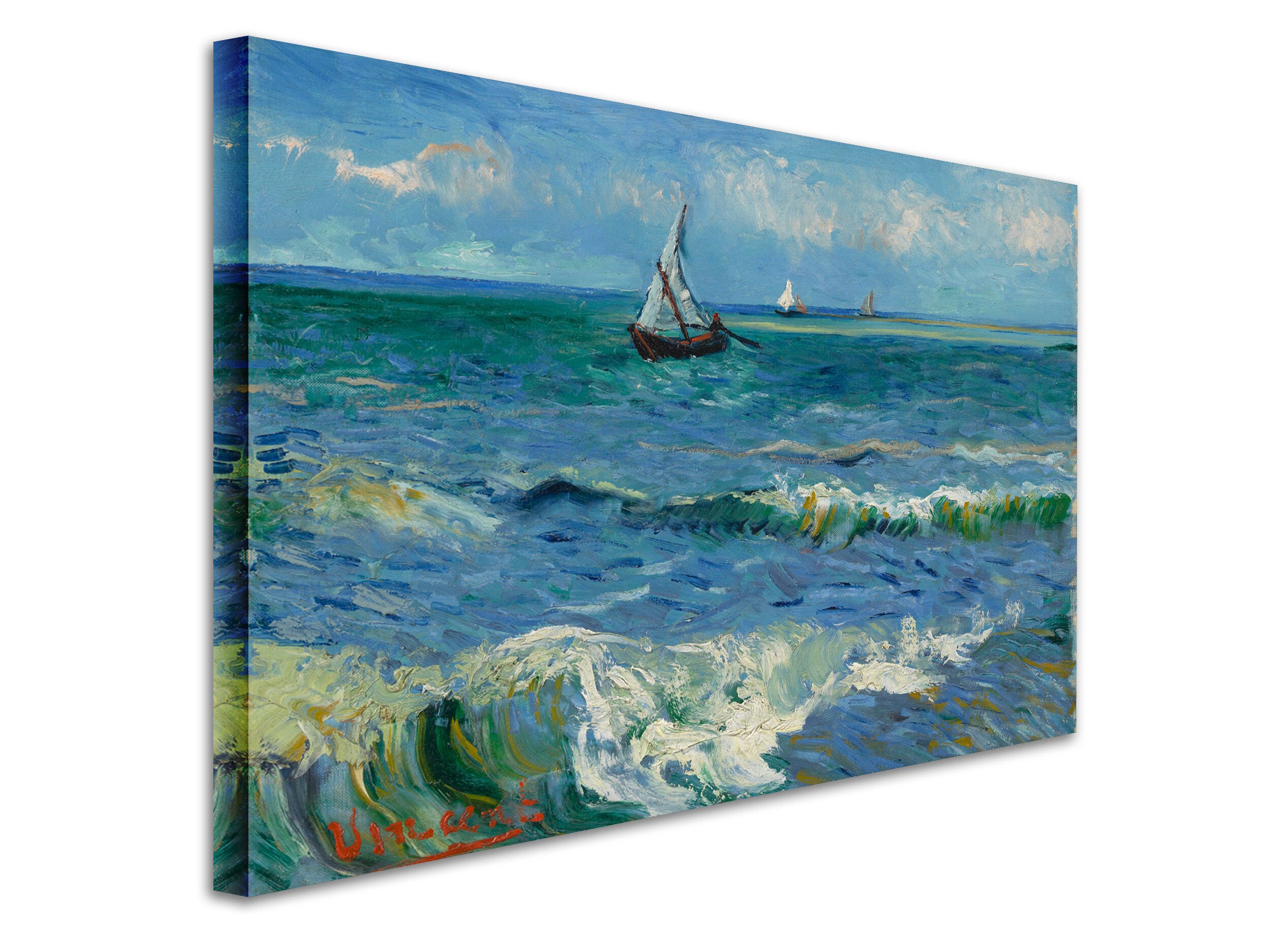 Vincent Van Gogh : Seascape Near Les Saintes-maries-de-la-mer - Etsy